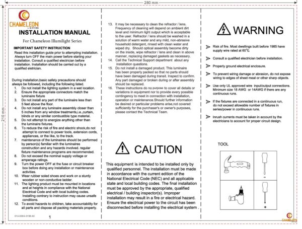 illumilight_install_instructions - Chameleon Lighting